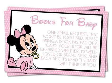Minnie Mouse Book Request Cards