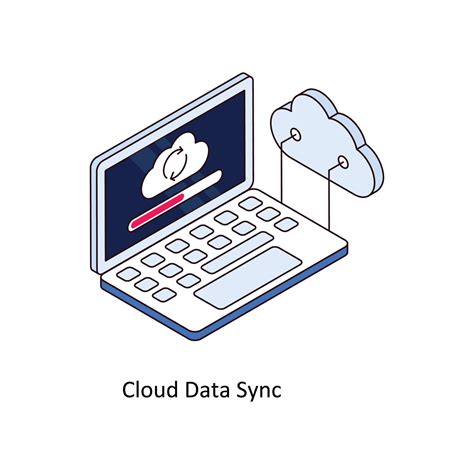 Cloud Data Sync Vector Isometric Icons Simple Stock Illustration 21500499 Vector Art At Vecteezy