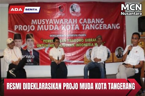 Tangerang Meski Acara Deklarasi Mundur Satu Jam Dari Jadwal Yang Telah