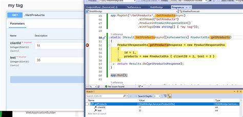 C Minimal Api Add Complex Parameters Into Swagger Ui Stack Overflow