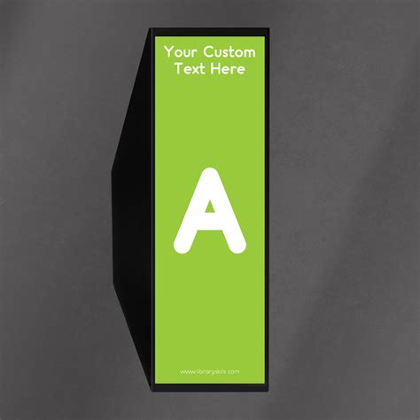 Shelf Marker Stand Library Skills