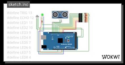 Weiglabstandssensornew Wokwi Esp32 Stm32 Arduino Simulator