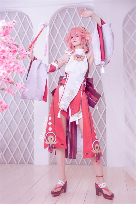 Cosplay Yae Miko By Mikanyaky Rgenshinimpact