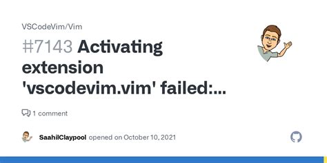 Activating Extension Vscodevimvim Failed Process Is Not Defined · Issue 7143 · Vscodevim