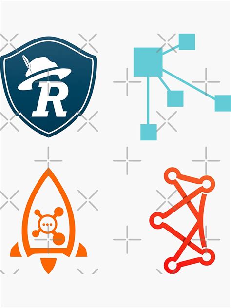 Apache Ranger Ratis RocketMQ Royale 4x Sticker Combo Pack Sticker