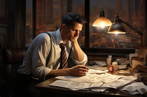 Premium Ai Image Financial Analytics In Office Generative Ai