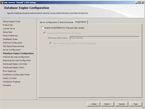 sql server hints sql server code name denali steps installation