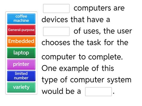 General Purpose Vs Embedded Systems Complete The Sentence
