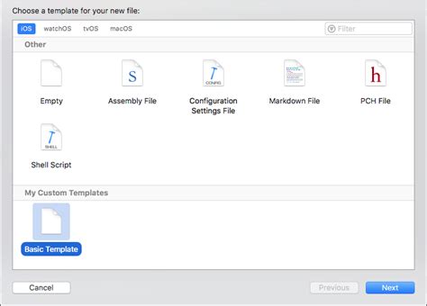 xcode 9 file templates they call me jet