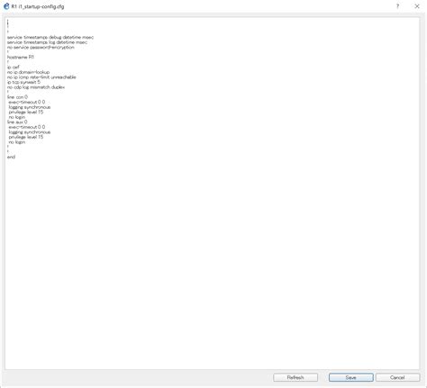 Edit Startup Config Directly How To Use GNS N Study