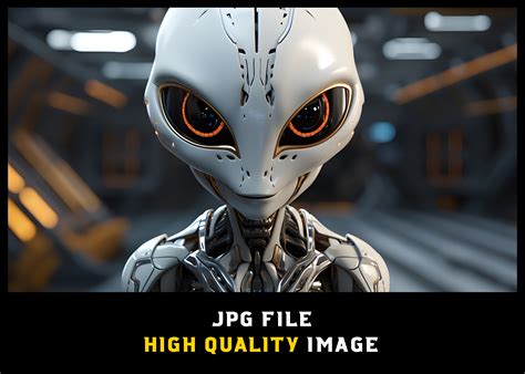 Alien Robot Illustration Very Detailed Graphic By WODEXZ Creative Fabrica