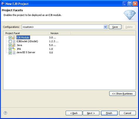 creating a j2ee application ear module