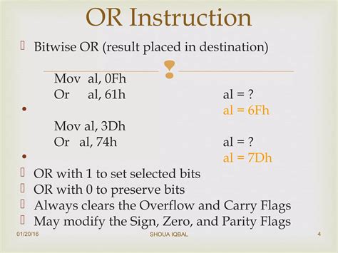 Boolean And Comparisoninstructions Ppt