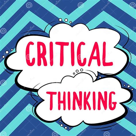 Writing Displaying Text Critical Thinking Word Written On Sequence Of