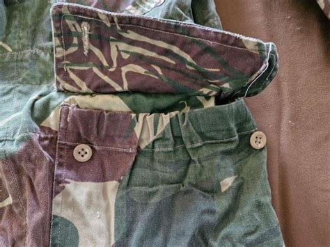 Uniforms Rhodesian Bush War Camo Bush Jacket 57 Cm Armpit To Armpit