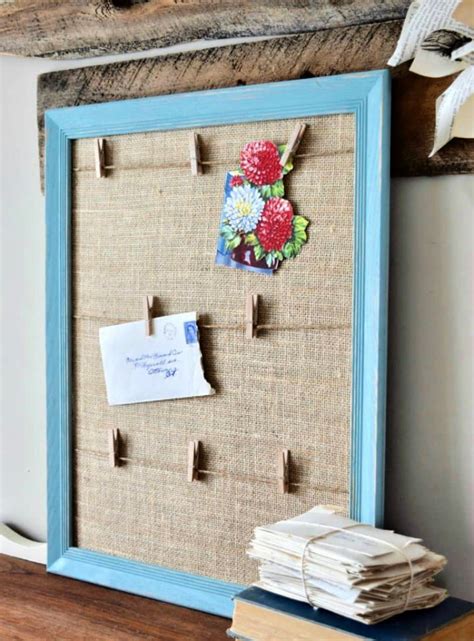 25 Diy Memo Board Ideas How To Make A Memory Board