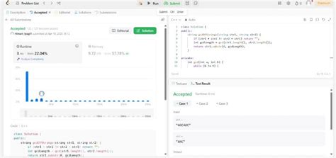 100daysofcode Leetcode Gcdofstrings Straightline Stringproblems Himani Tyagi
