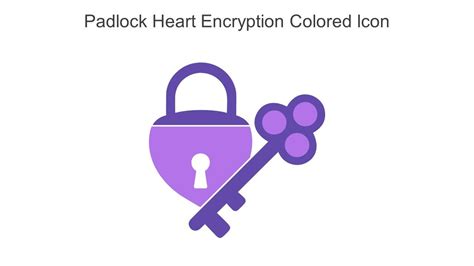 Padlock Heart Encryption Colored Icon In Powerpoint Pptx Png And