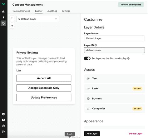 Layouts Overview Datagrail Documentation