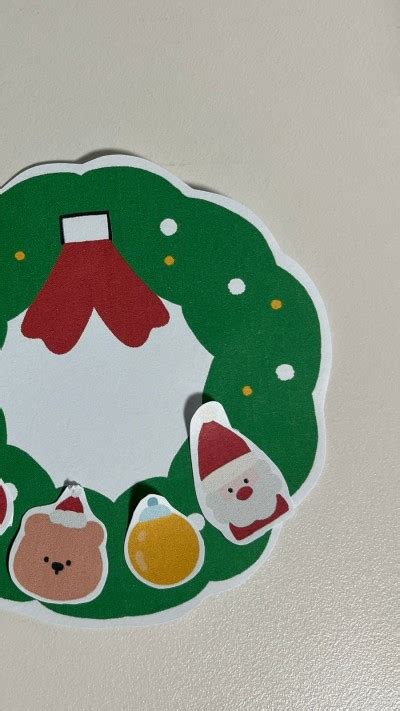 크리스마스 리스 만들기 도안 공유 네이버 블로그