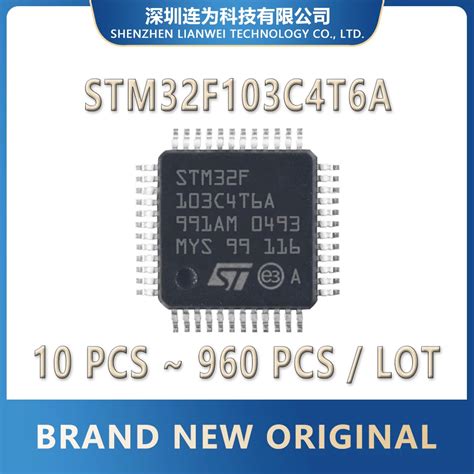 Brand New Original 1 Pcs ~ 100 Pcs Lot Stm32f103c4t6a Stm32f103c4t6 Stm32f103c4 Stm32f103