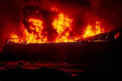 Exploding Warehouse Burning Industrial Building Stock Image Image Of Exploding Warehouse Burning Industrial Building Stock Image Image Of