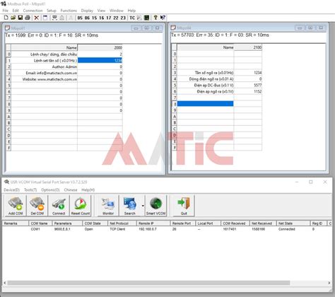 Hướng dẫn test Modbus RTU không cần lập trình Modbus Poll