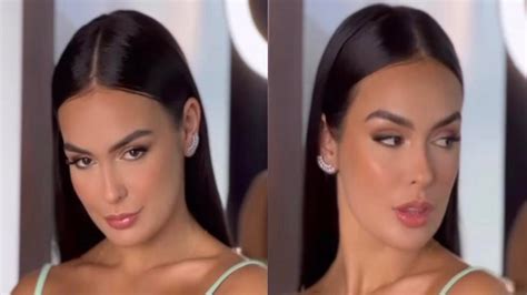 Ex Bbb Larissa Aumenta A Temperatura Ao Mostrar Parte Dos Seios Com Decot O