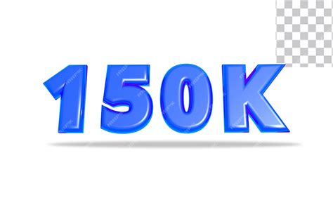 Premium Psd 150k 3d Rendering Texts Effect