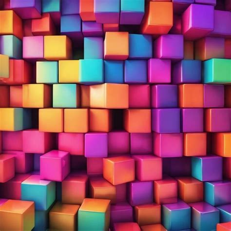 premium ai image colors cubic gradient abstract background