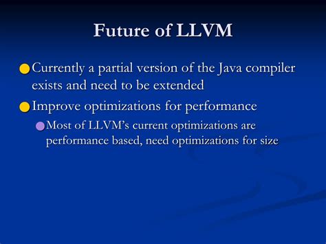 Ppt Unlocking The Potential Of Llvm Compiler System Powerpoint