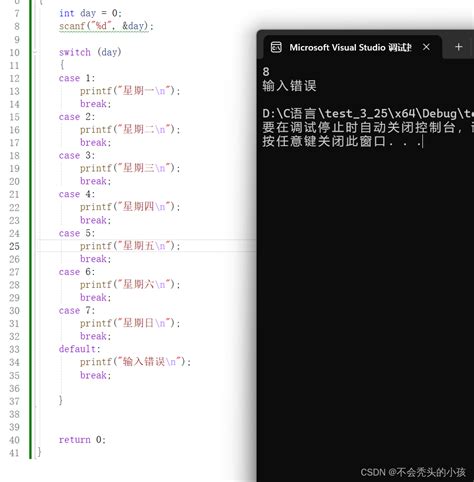 第二节 分支语句和循环语句 一） Csdn博客