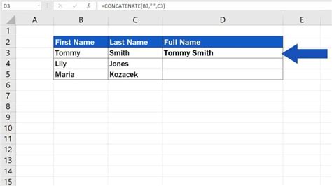 How To Combine First And Last Name In Excel