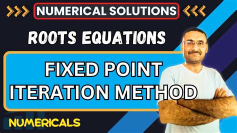 Fixed Point Iteration Method Roots Of Equations Numerical Solutions Btech Bca Upsc