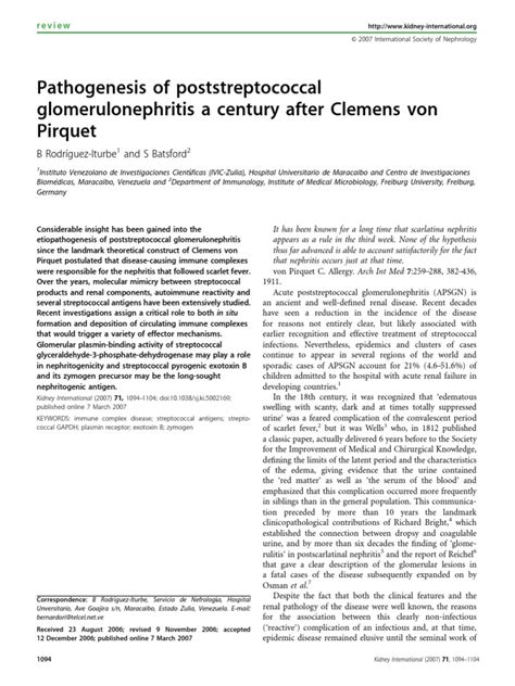 Patogenesis Gnaps Pdf Streptococcus Antibody