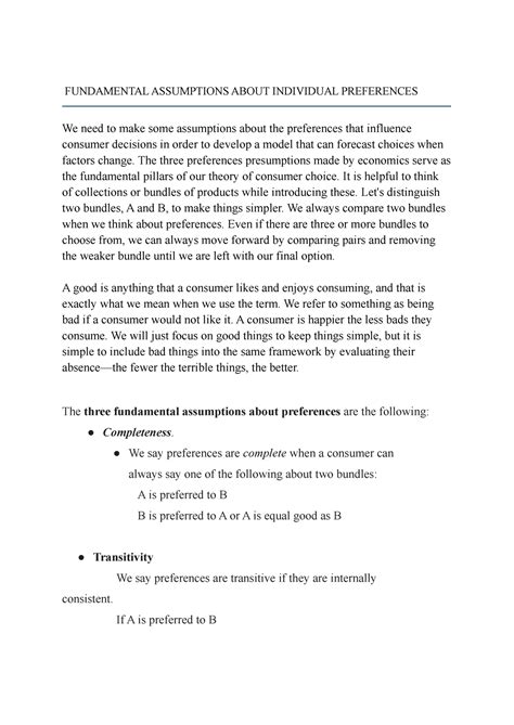 Indiference Curve This Is The Brief Summary Of The Topic Ic And Its