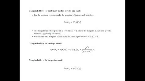 Probit And Logit Models Youtube