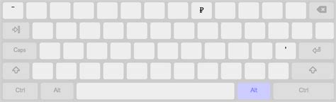 Russian Mnemonic Basic Keyboard 2