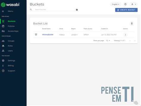 Como Criar Um Bucket Imutável Na Wasabi Pense Em Ti