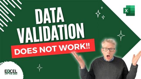 mark proctor on linkedin don t trust data validation in excel excel