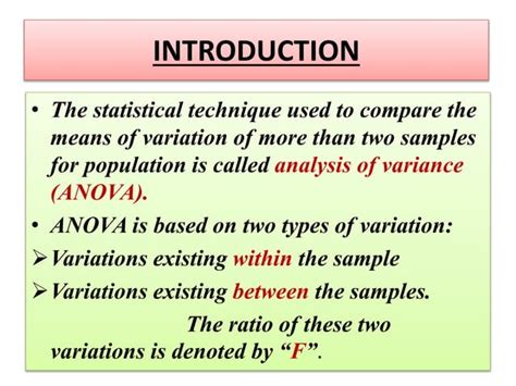 {anova} Ppt 1 Pptx Physics Science