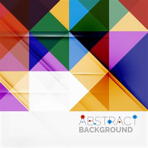 Premium Vector Abstract Geometric Background Modern Overlapping Triangles