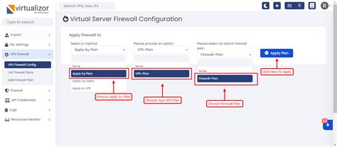 Vps Firewall Virtualizor
