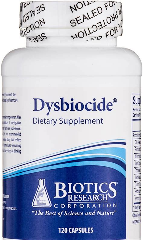 Biotics Research Dysbiocide 120 Capsules Vitamins And Minerals