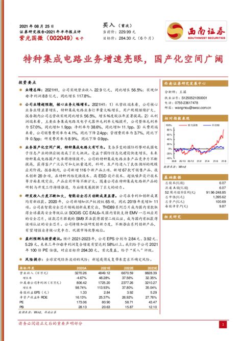 特种集成电路业务增速亮眼，国产化空间广阔