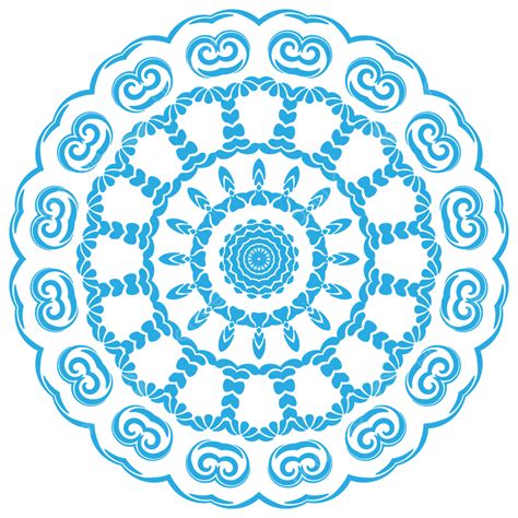 Mandala Seamless Pattern Vector Art Png Abstract Nature Seamless