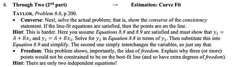 Solved Through Two Nd Part Estimation Curve Fit Chegg