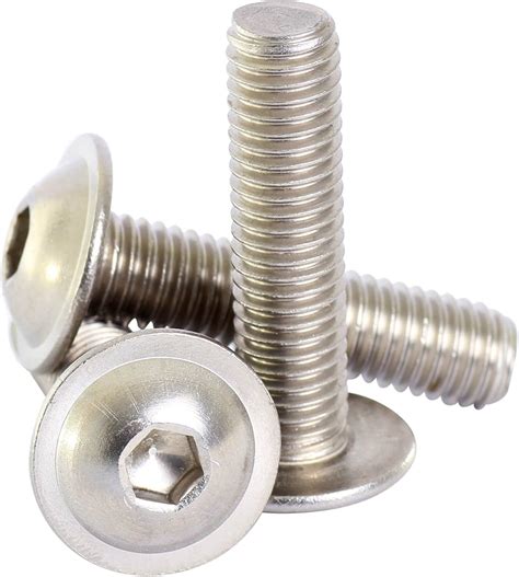 A2 Stainless Stell Flanged Button Head Screws Hex Socket Flange Bolts