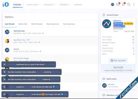 Xenvn Snackbar Notification Xenforo 2 Xenvncom
