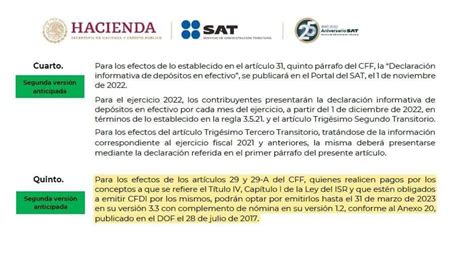 Nueva Prorroga CFDI 4 0 Al 31 De Marzo 2023 Te 5 Soluciones Empresariales En TI